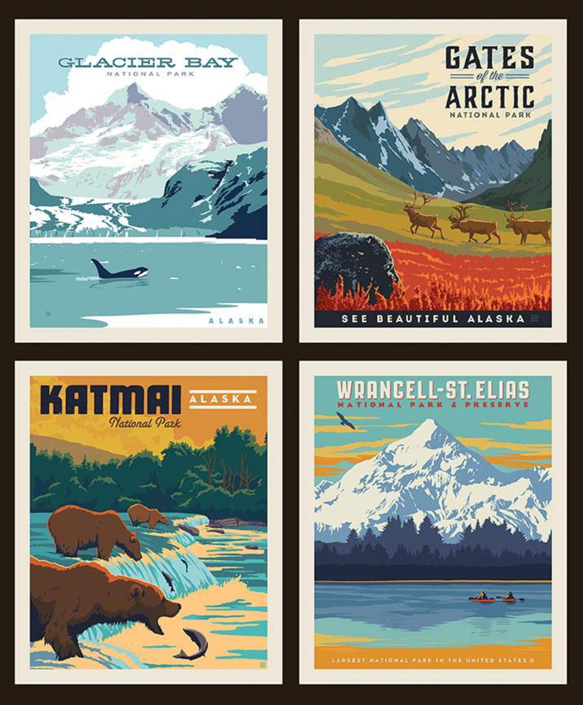 National Parks Panel - Alaska - The Quilting Engineer