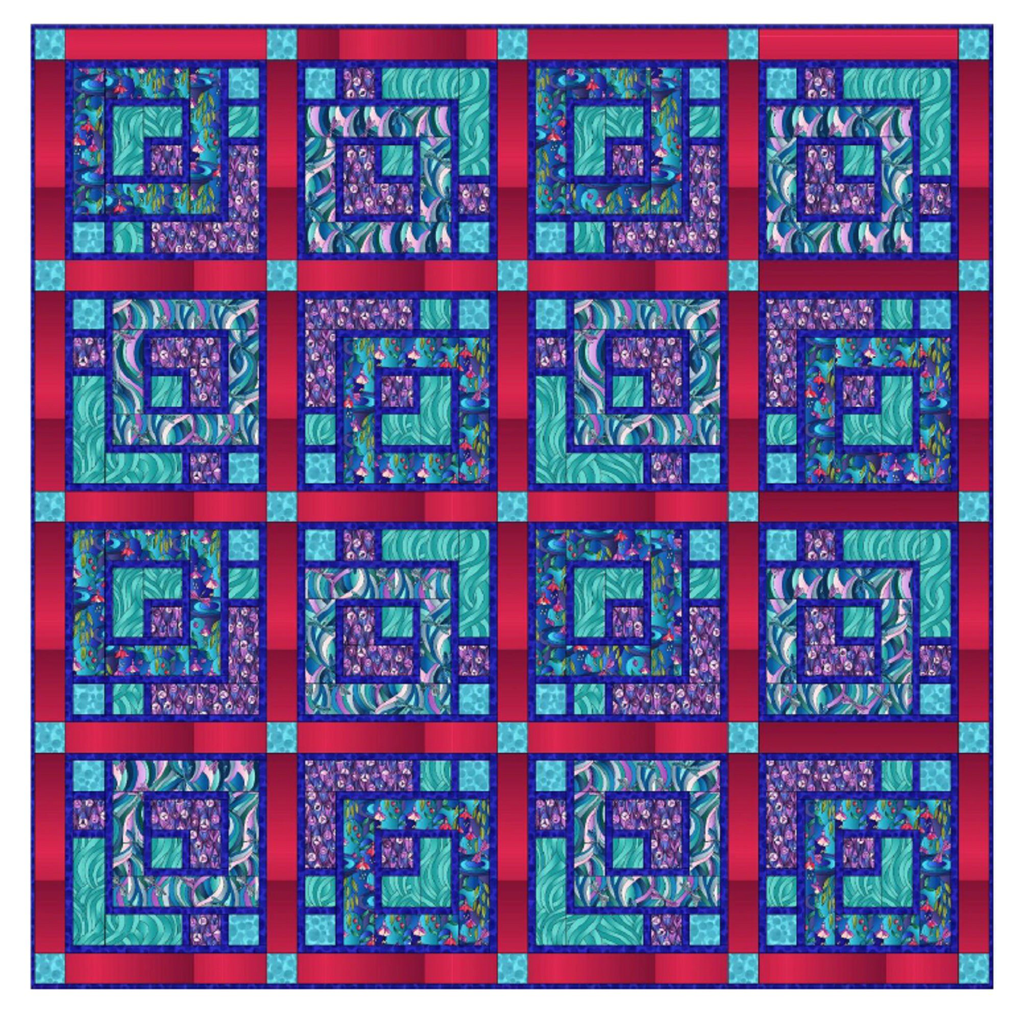 Reflections Quilt Kit - The Quilting Engineer