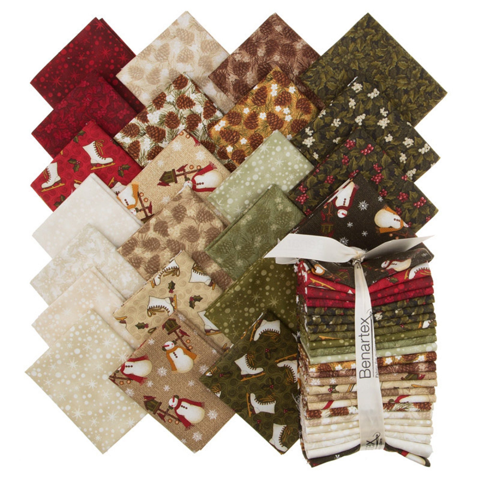 Winter Wonderland - Winter Snowman - 23 piece Fat Quarter Bundle - The ...